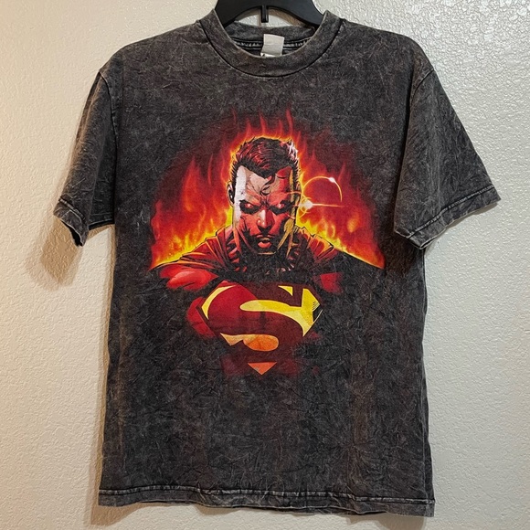 DC Comics | Shirts | Vintage Faded Gray Superman Tee Shirt | Poshmark